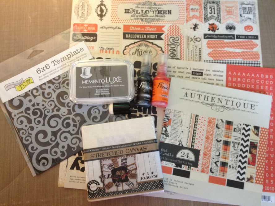 Create Serendipity: A "Thrilling" Canvas with Authentique Paper ...