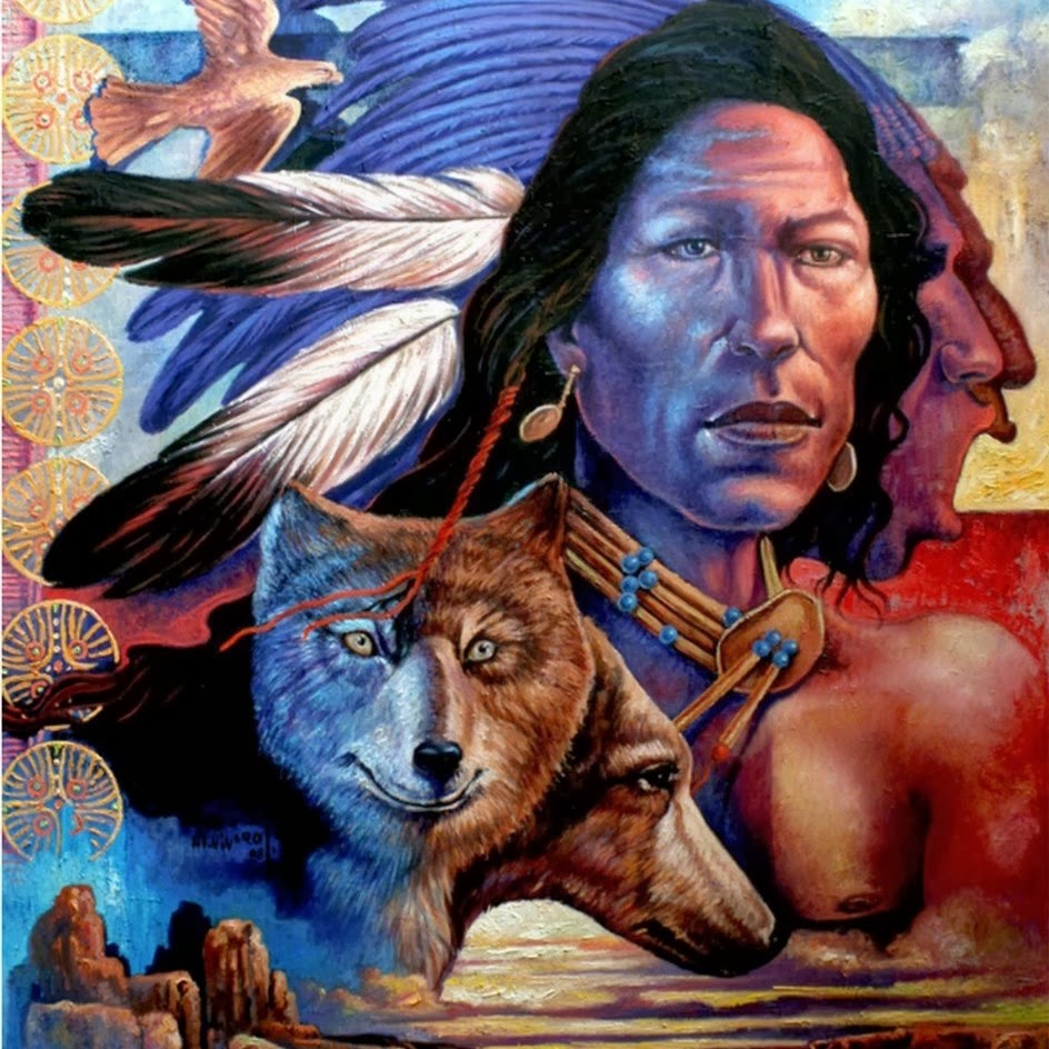 Arte y Actividad Cultural: Espectaculares Pinturas Indigenistas ...