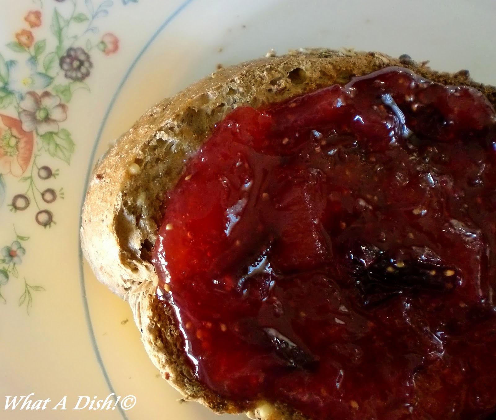 What A Dish!: Spiced Fig & Plum Jam- No Pectin Needed!