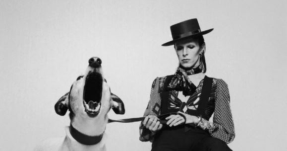Vintage Doggy: David Bowie and Dog, 1974