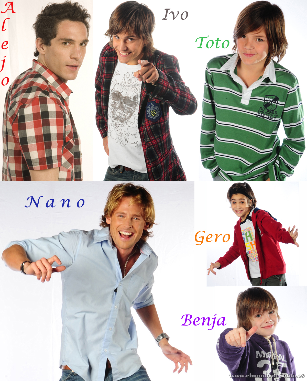 Consentidos :): LOS CHICOS DE CONSENTIDOS