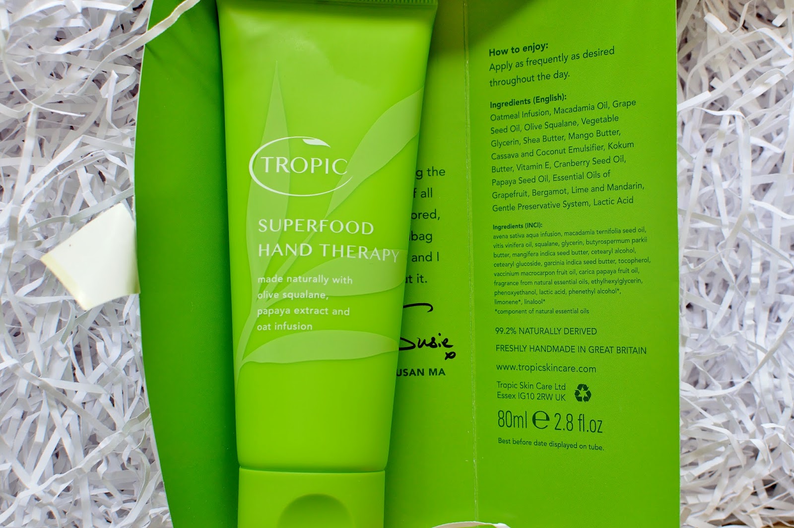 Tropic Skincare Review | Gluten Free SCD and Veggie