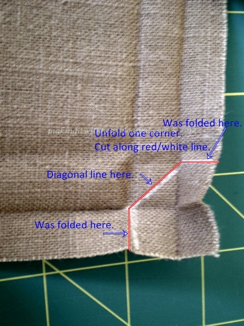 Making It With Help: Use Leftover Fabrics to Make Cute Linen Dish Towels