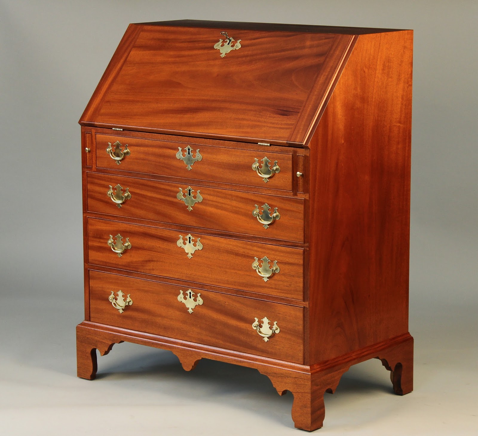 Doucette and Wolfe Fine Furniture Makers: Slant Front Desk