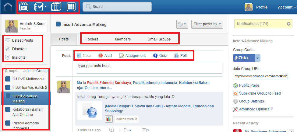 Cara Menggunakan Aplikasi Edmodo - Perumperindo.co.id
