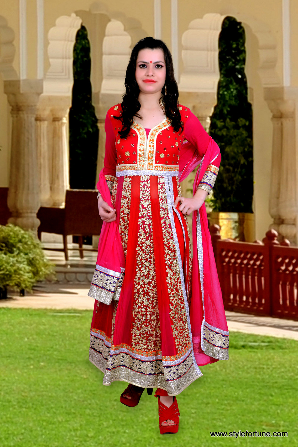 Stylefortune – Online Fashion For Women, Designer Gotapatti Saree, Lehengha