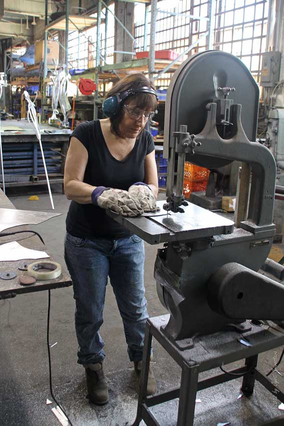 Public Art in Chicago: Christine Rojek at work