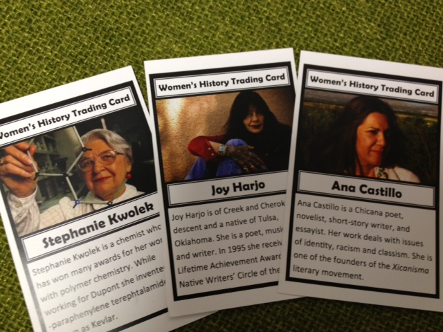 TCC Library News and Featured Resources: Women's History Trading Cards ...