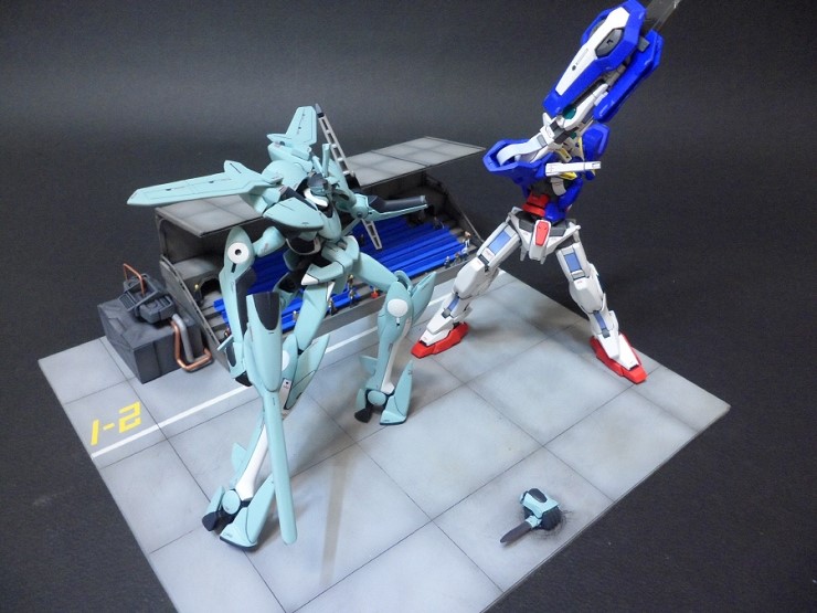TORI the Modeller: FIRST PHASE. GUNDAM EXIA vs AEU ENACT(1/144,BANDAI)