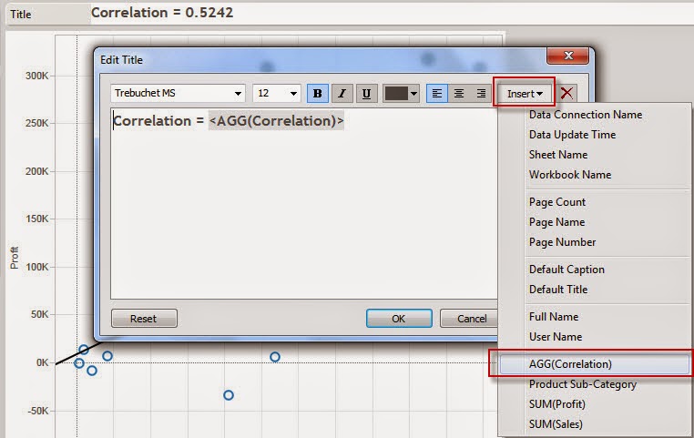 Correlation in Tableau | The Don Data