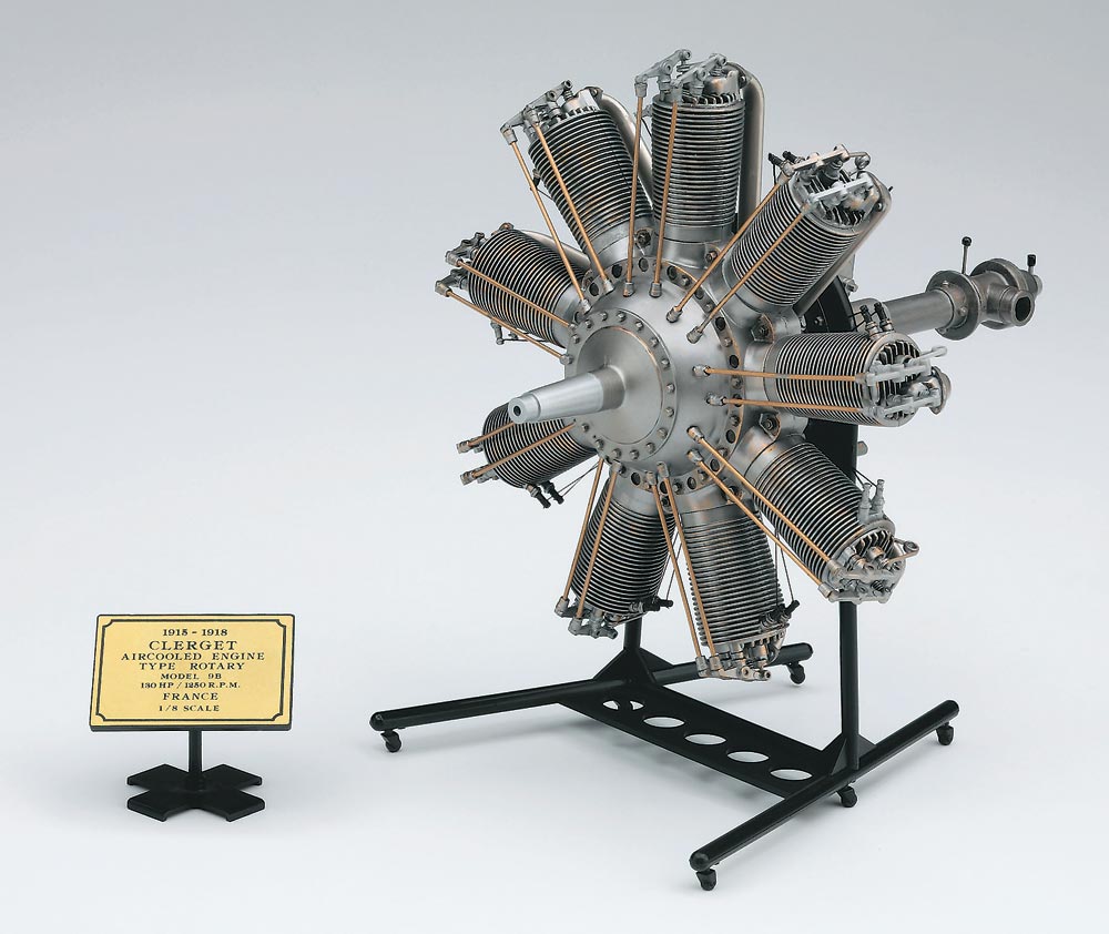 worldhobbyist: HASEGAWA PLASTIC MODEL KIT 1/8 French Air-Cooled Rotary ...