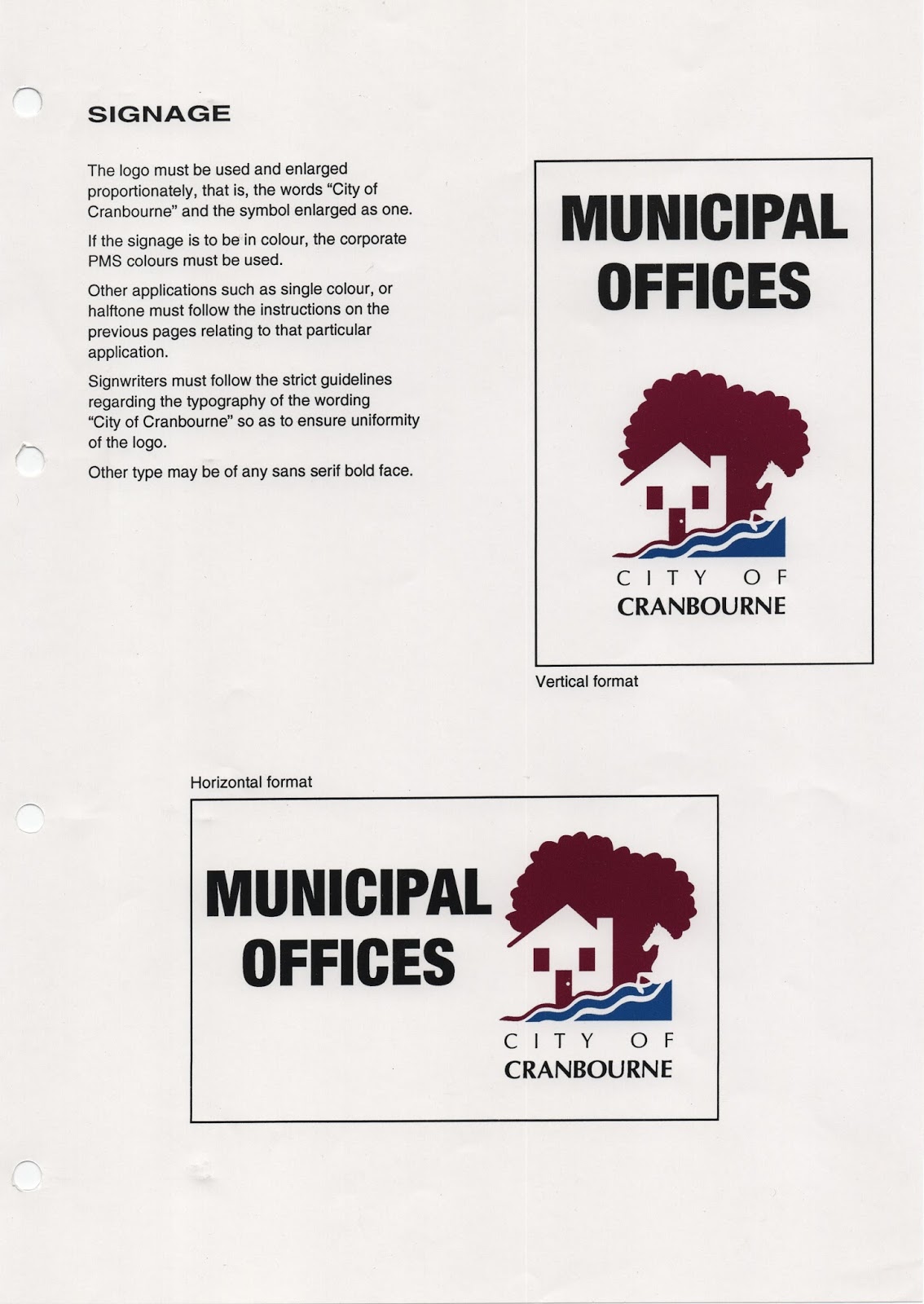 Casey Cardinia - links to our past: City of Cranbourne logo