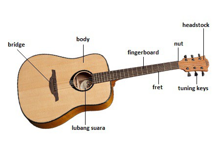 Bagian Gitar dan macam macam gitar | Bagas Blog