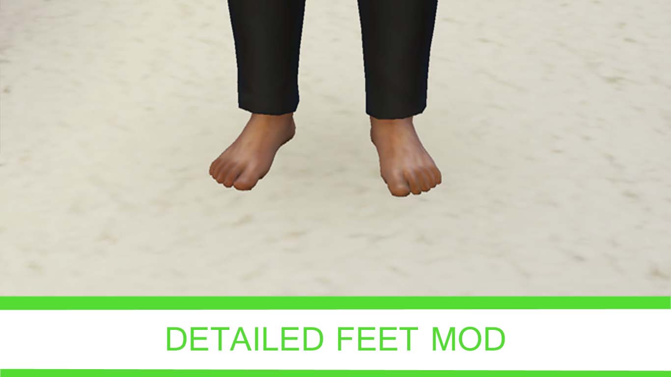 Hardcore Simmer: Detailed Feet Mod