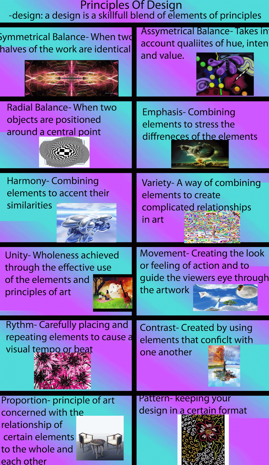 Madison Geary: Principles Of Design Poster