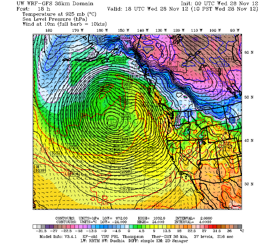 Cliff Mass Weather Blog: Strong Easterly Flow and the Graveyard of the ...