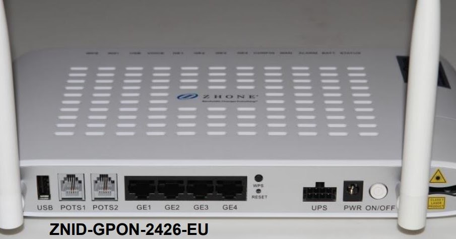 ACCESO A ONT ZHONE (MÓDEM)