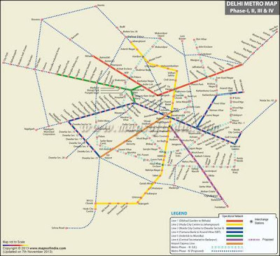 DELHI -->CAPITAL CITY: An Amazing Rail System - Delhi Metro
