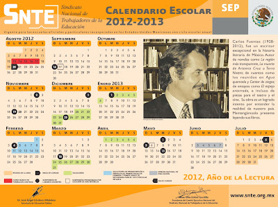 DELEGACIÓN D-II-25: Calendario Escolar 2012-2013