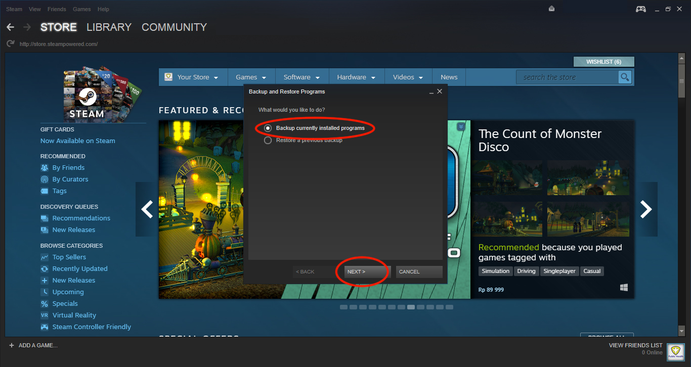 Cara backup game dari Steam - iMedia