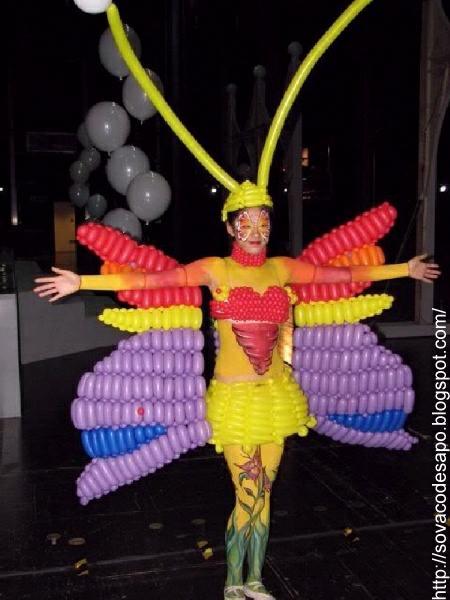 Roupas feitas com balões | Sovaco de Sapo
