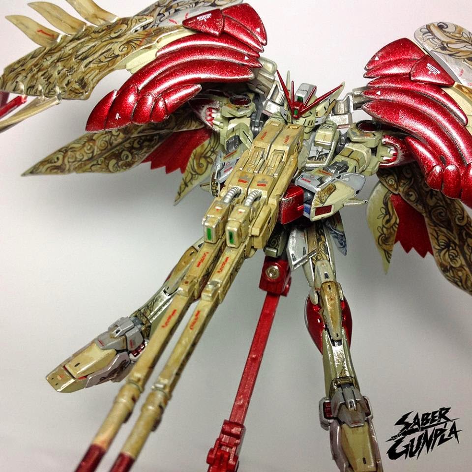 Custom Build: RG 1/144 Wing Gundam Zero Custom EW ver. "Legendary Elf ...