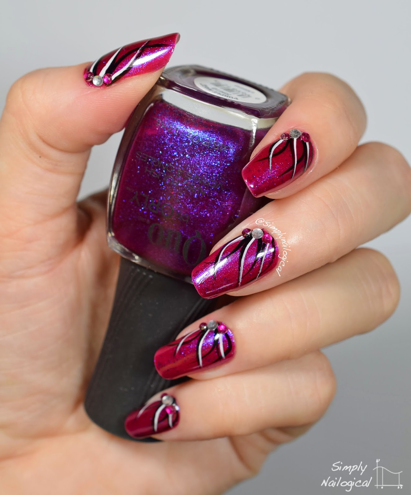 Simply Nailogical: Purple magic simple looping effect