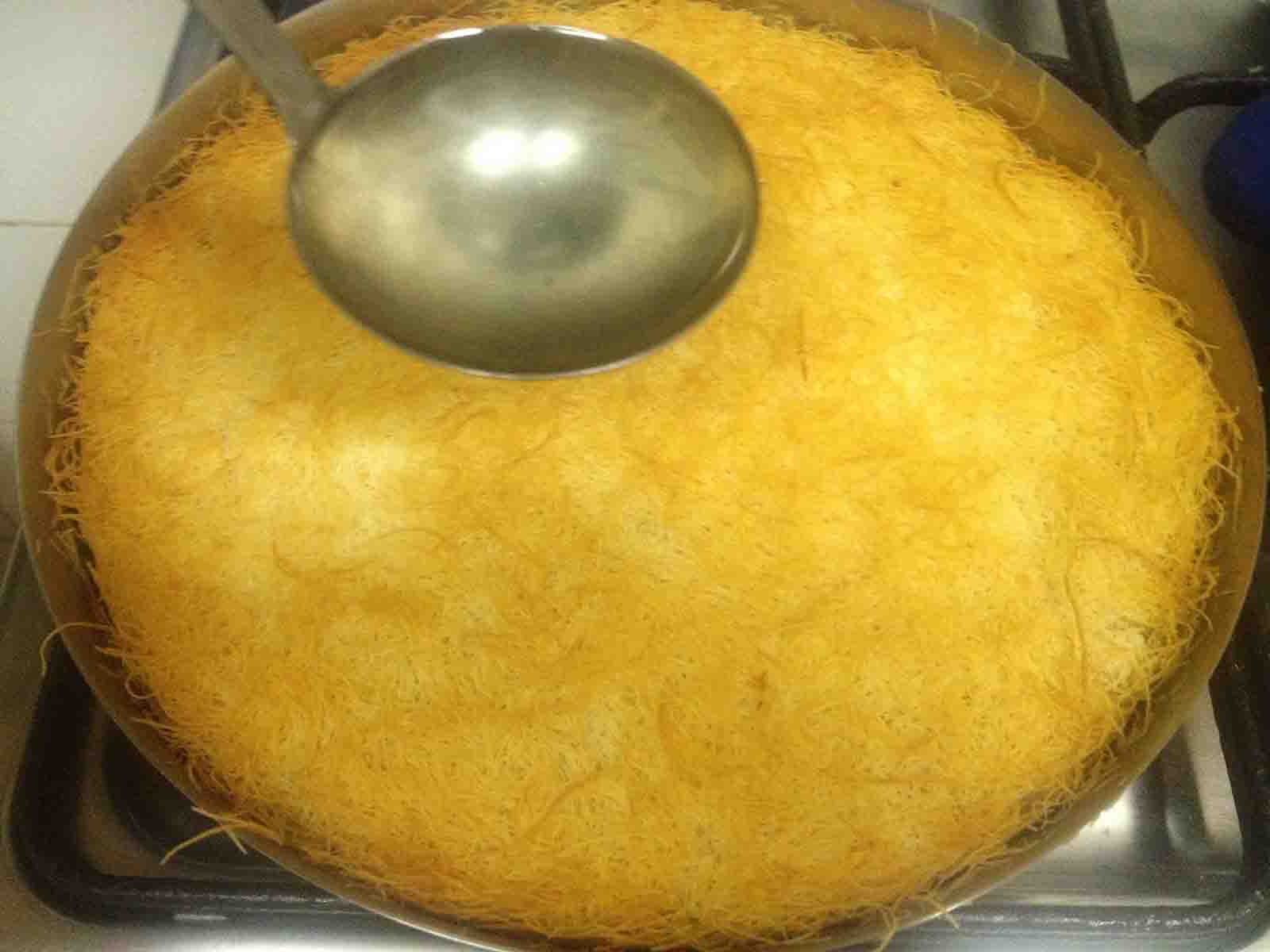 KUNAFA RECIPE - KUNAFA WITH CHEESE / ARABIC SWEET