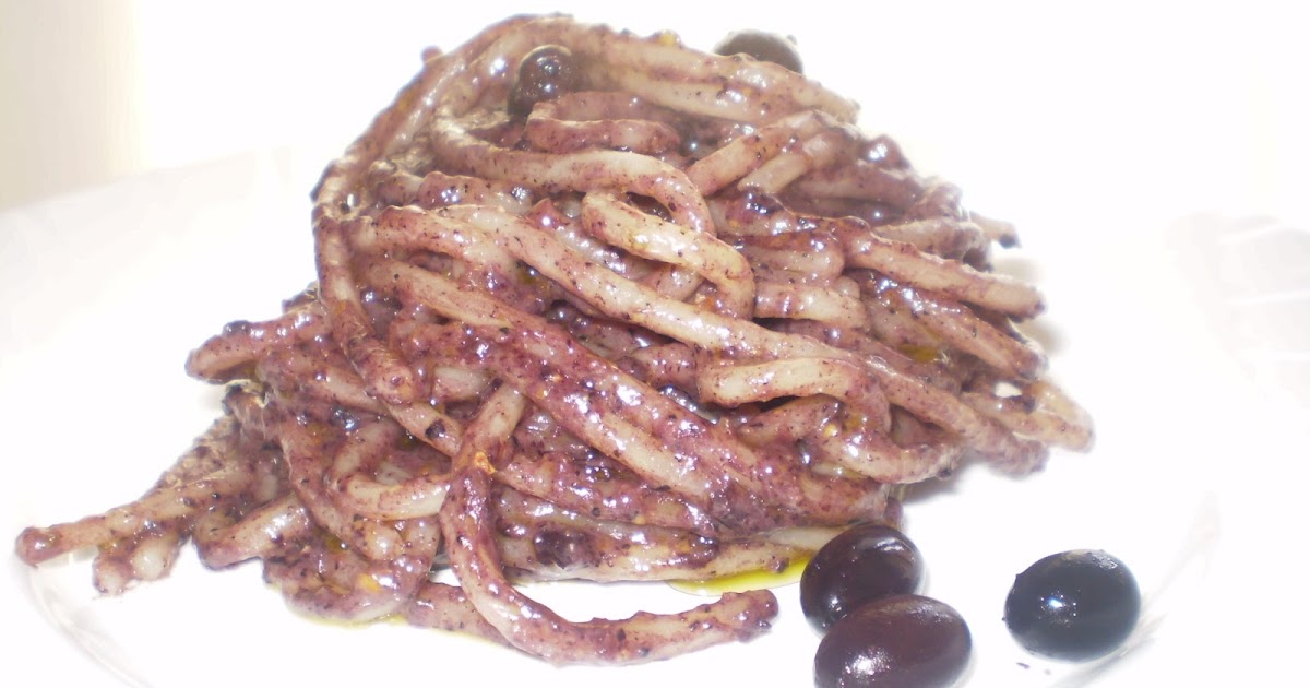 Spizzica in Salento...: Pasta con Pesto di Olive Celline