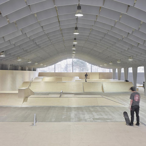 build | modern skate park