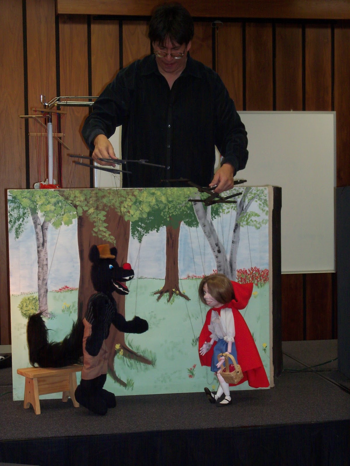 Storytimes and More: "Little Red Riding Hood" Puppet Show
