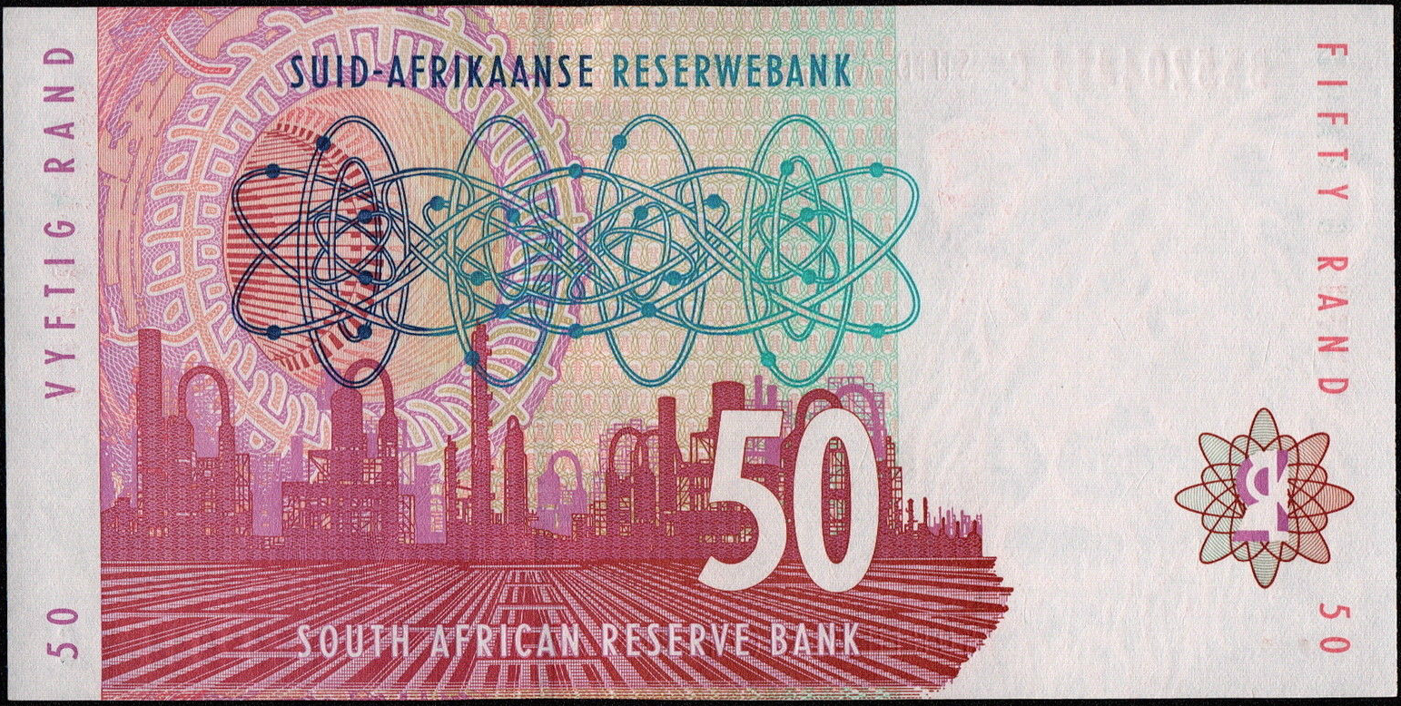 My Currency Collection: South Africa Currency 50 Rand banknote 1992 ...