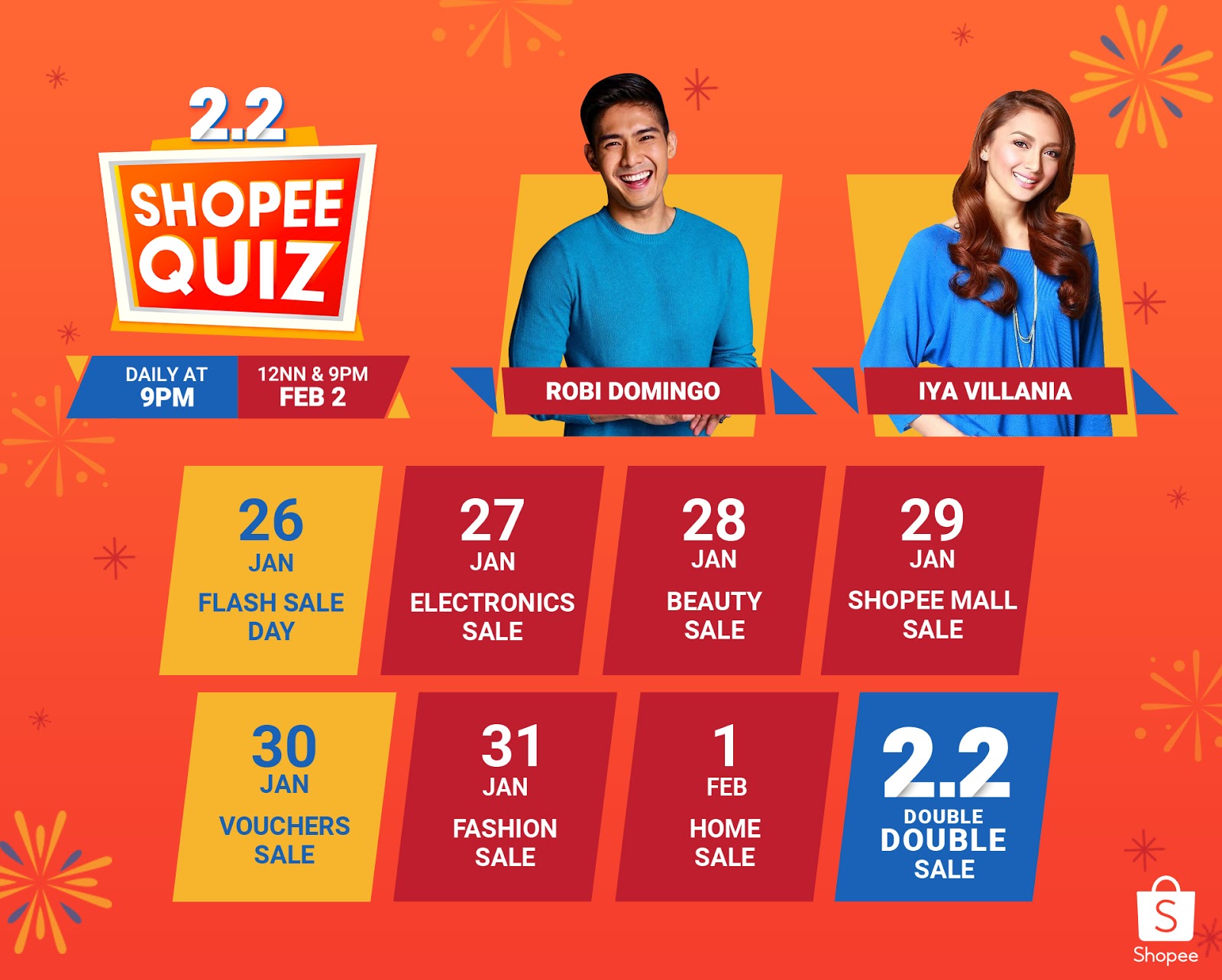 Get set for double the discounts at Shopee 2.2 Double Double Sale Enjoy ...