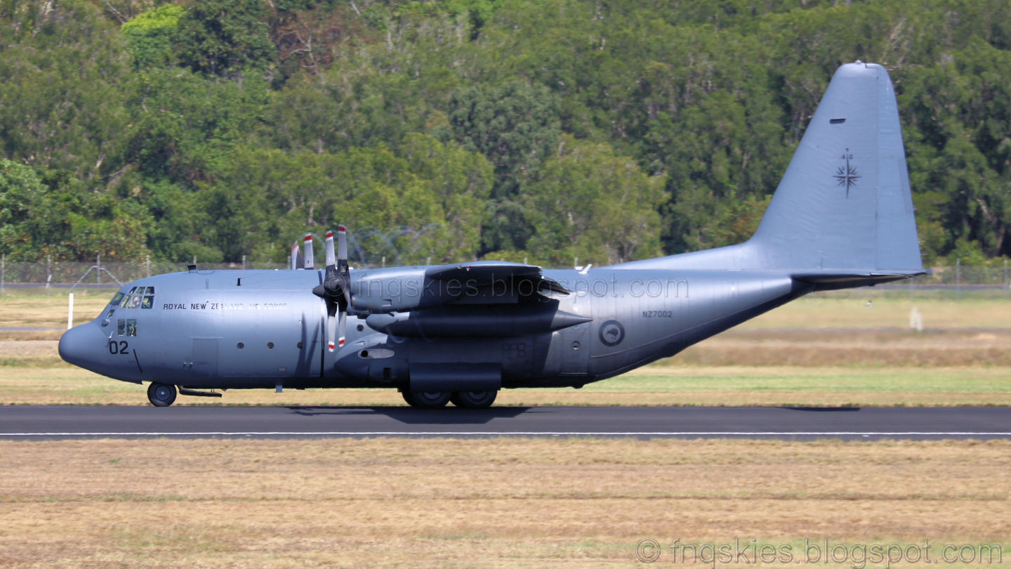 Far North Queensland Skies: Royal New Zealand Air Force C-130 NZ7002