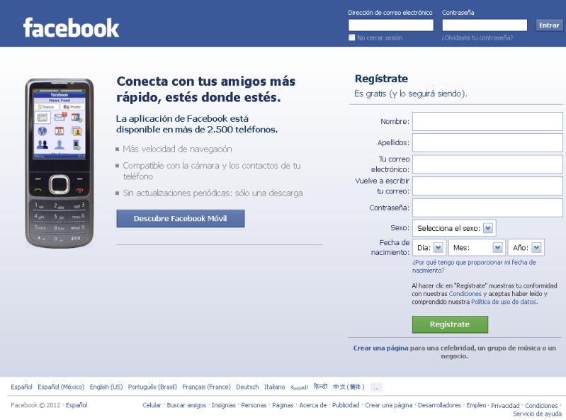 La evolución de Facebook a través de los años (2004-2012) - VicioAlex ...