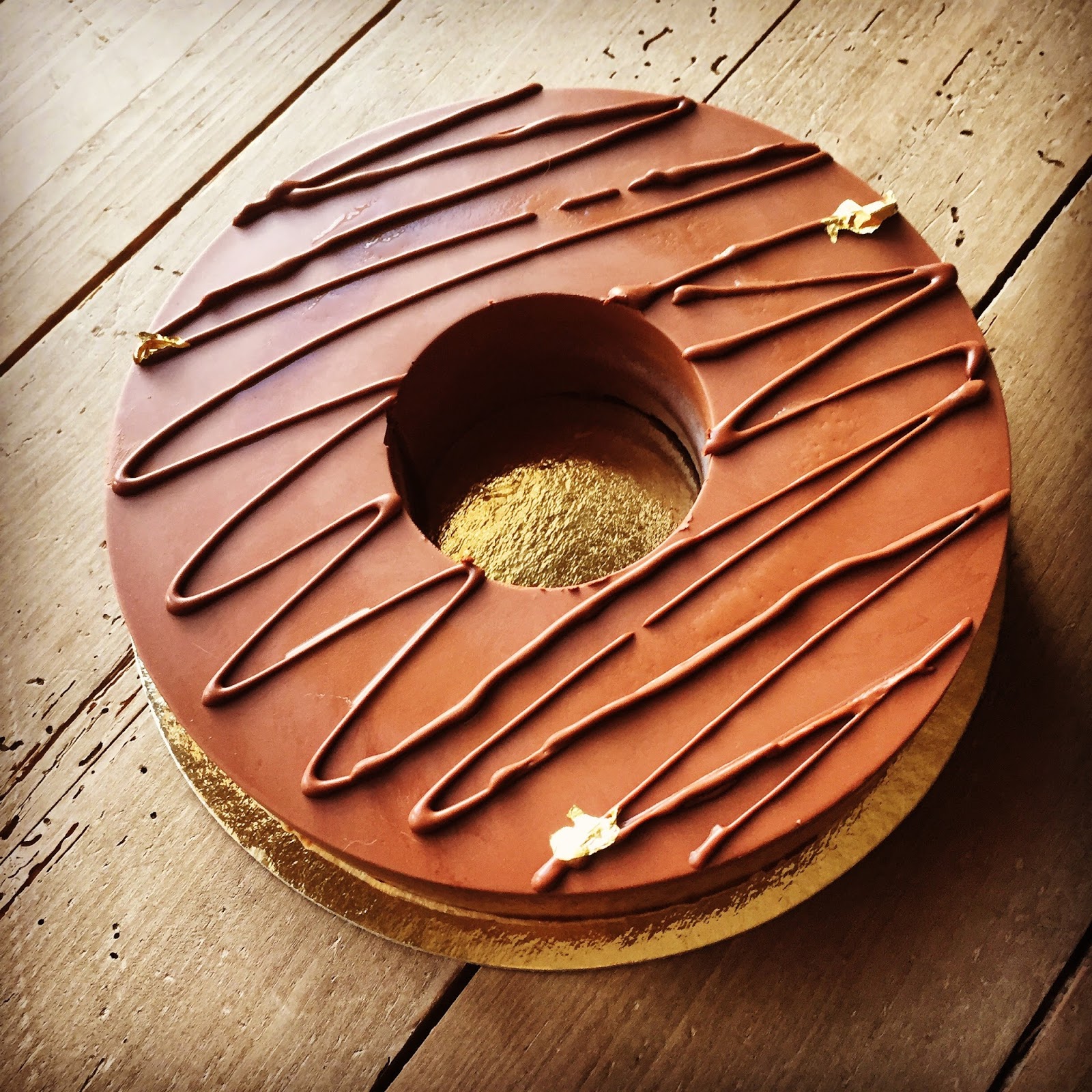 J'en reste baba: Entremets Palet Or de Valrhona