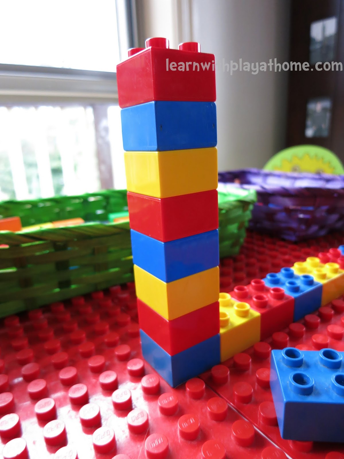 Learn with Play at Home: Learning Patterns with Lego