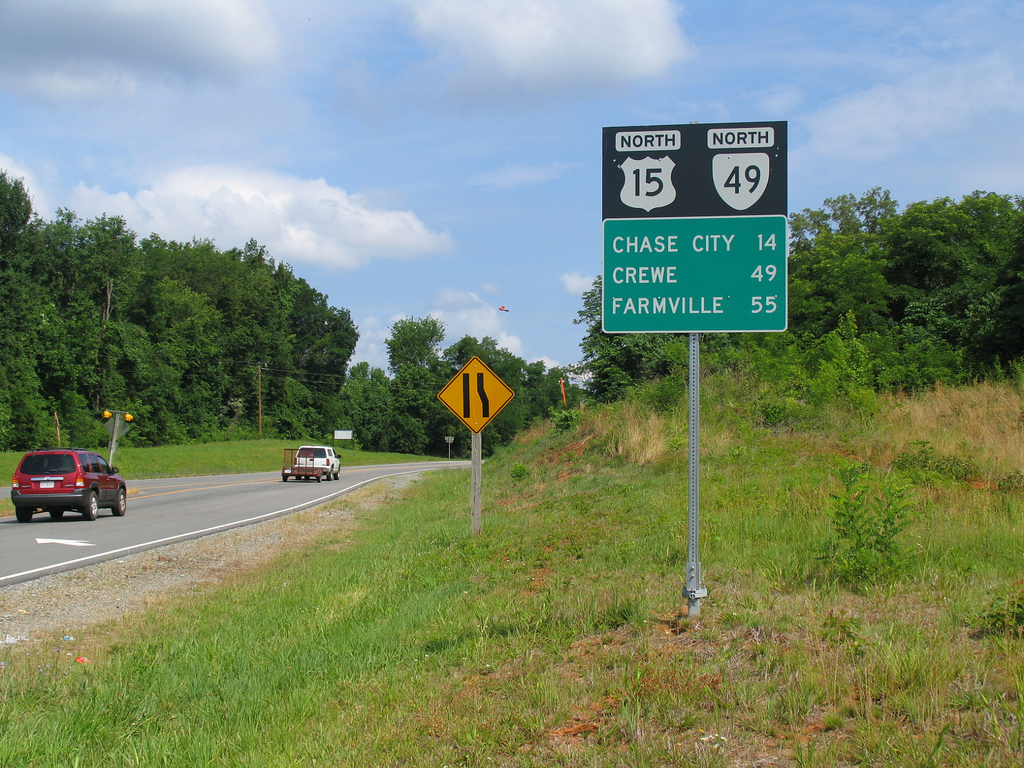 US 15 in Virginia - The James Madison Highway