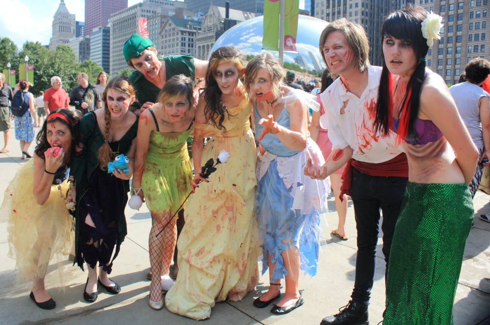 Shooting Down the Middle of the Road: Zombie March Chicago 2012 - Post ...