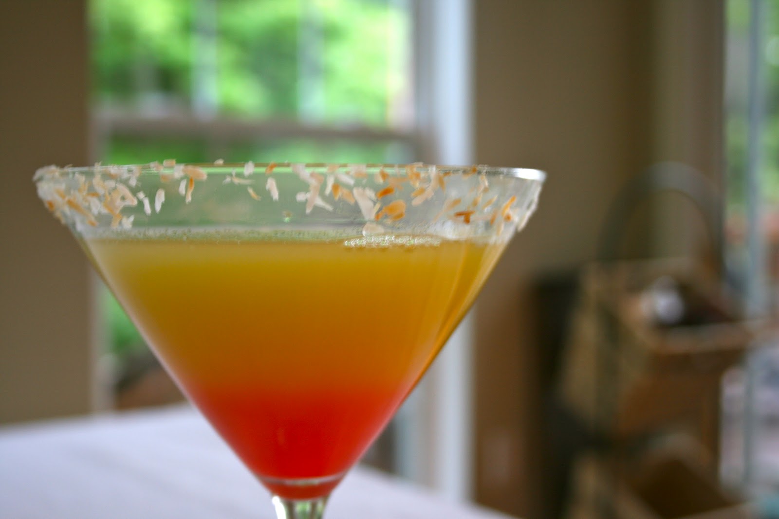 Wren's Rambles: Coconut Rum Sunrise