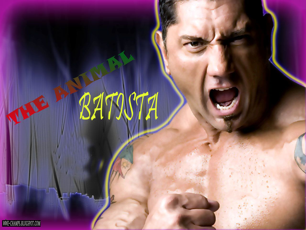 WWE CHAMPS: 'THE ANIMAL' DAVE BATISTA BOMB