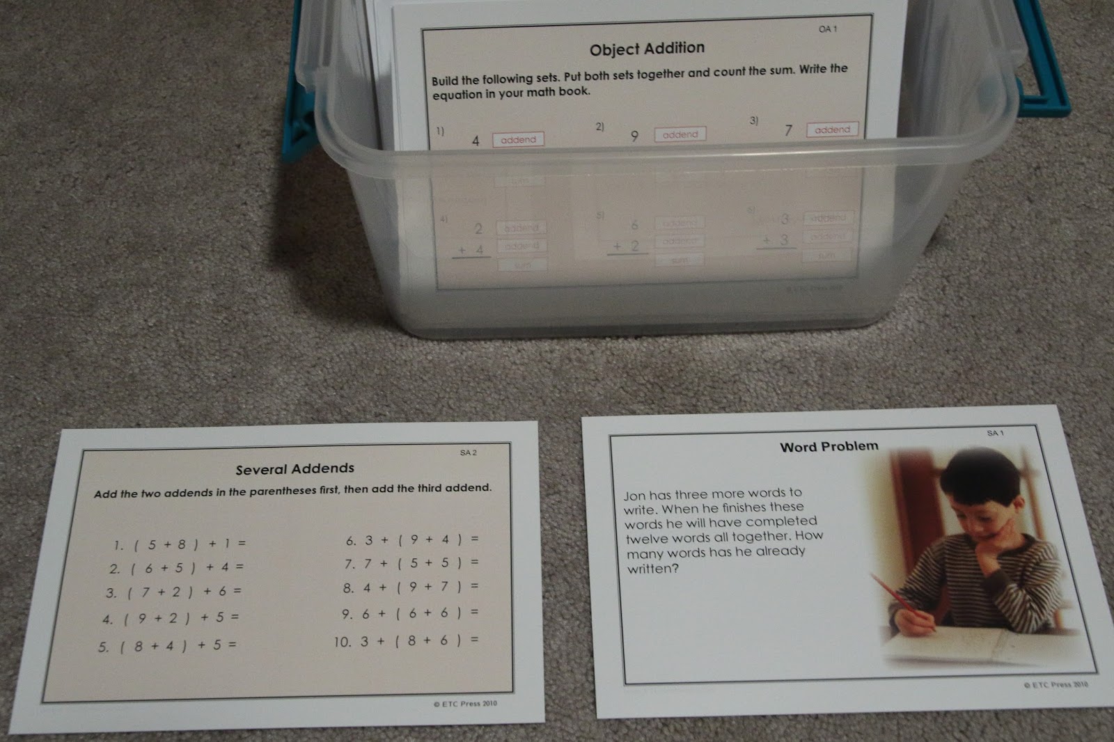 Grace and Green Pastures: Using Math Command Cards