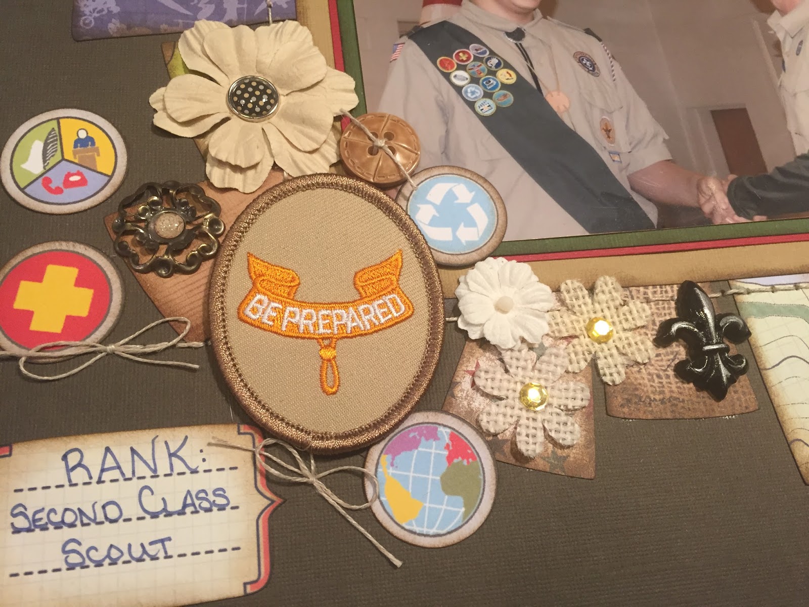 Paperdolls Scrapping: Boy Scouts Scrapbook Coverpage