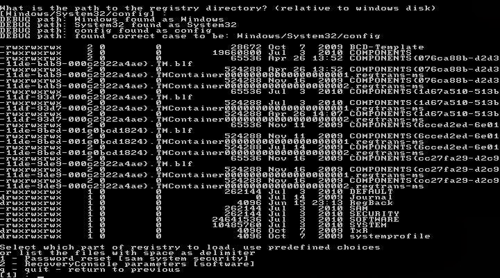 Resetowanie/Łamanie hasła administratora Offline NT Password & Registry ...