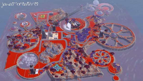 Space Sim City: Best alien worlds for Sims 3 / Лучшие инопланетные городки