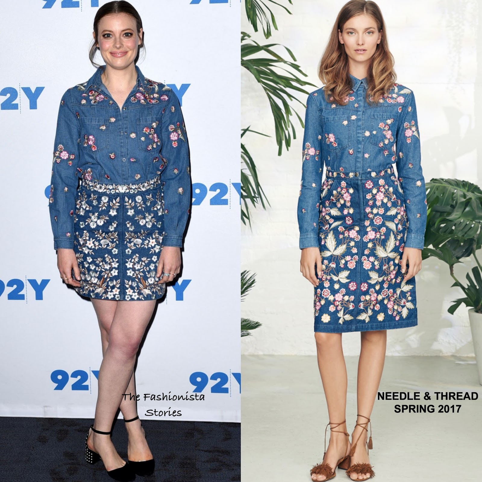 Gillian Jacobs in Needle & Thread at the 'Love' NYC Screening