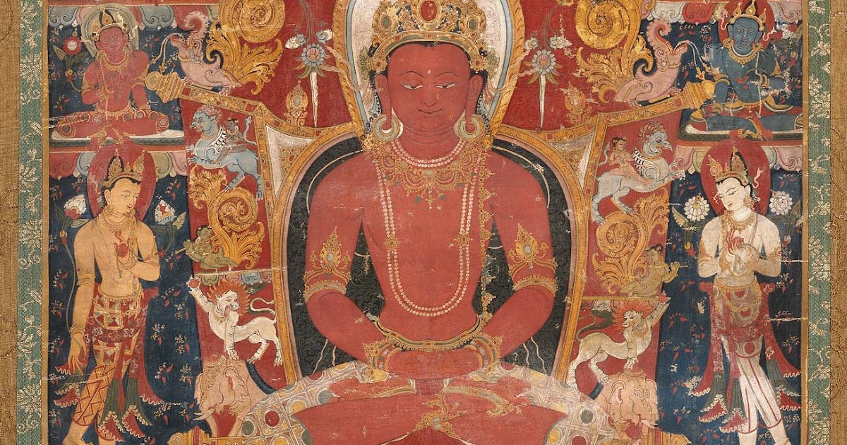 Anonymous: The Buddha of the Eternal Life and Eight Bodhisattvas (11th ...