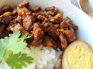 Plate & Palate: Braised Pork Over Rice 滷肉飯 by Angela Seah Thulin