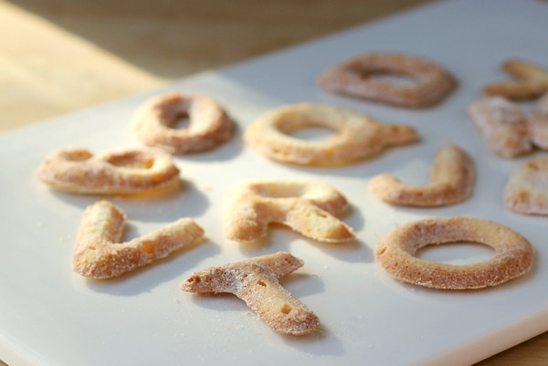 Cookistry: Vanilla Alphabet Cookies