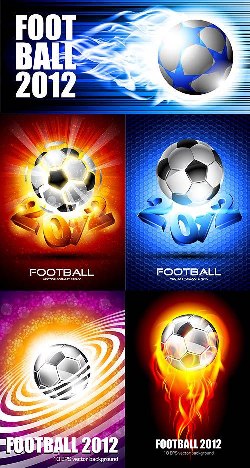 soccerworld: Vector Football Piala Eropa 2012